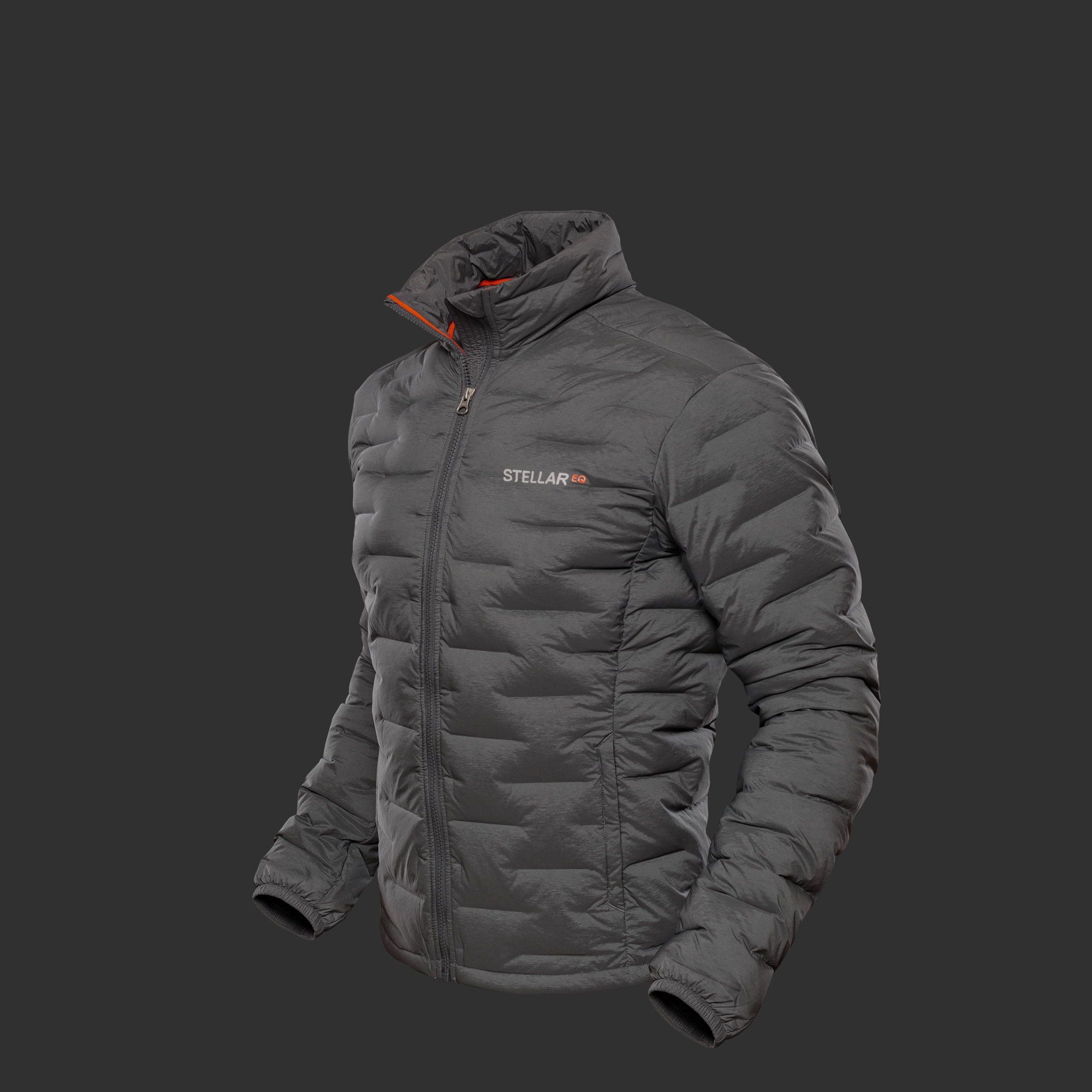 Men's Stretch Down Jacket | Dk Grey | Stellar Equipment