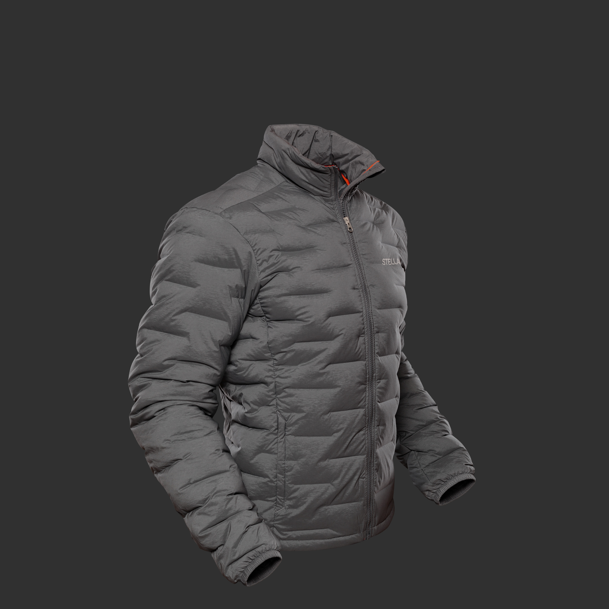 Men's Stretch Down Jacket | Dk Grey | Stellar Equipment