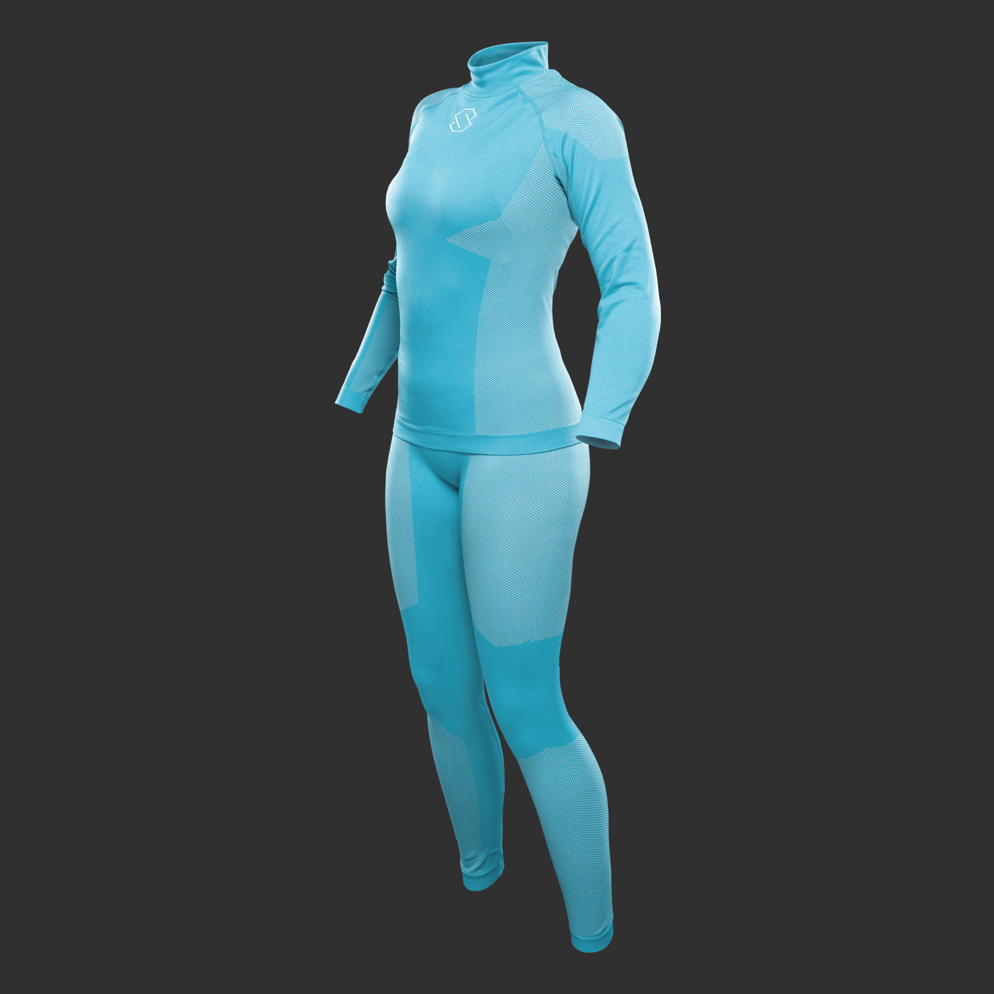Unisex Seamless Baselayer 2.0 | Aqua | Stellar Equipment
