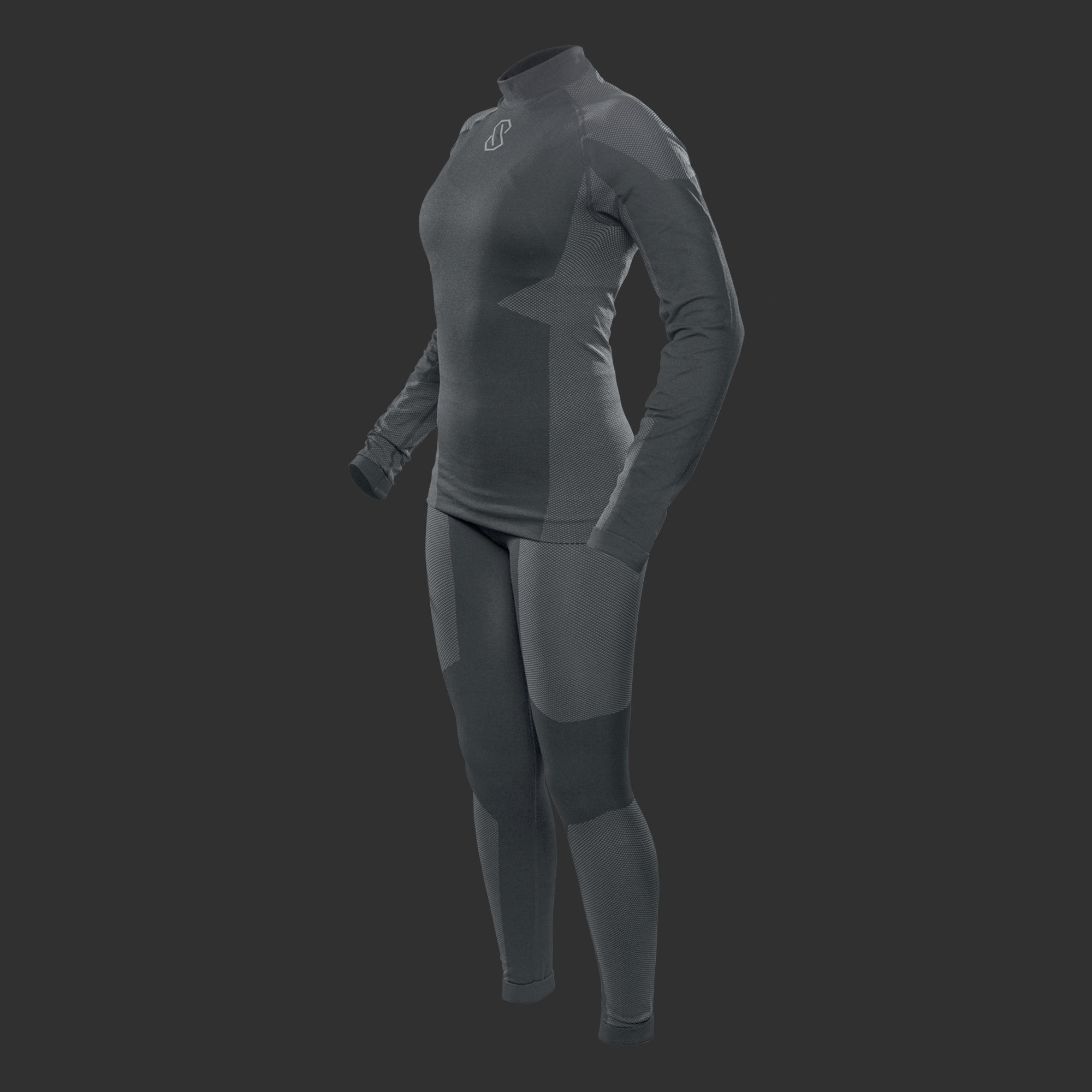 Unisex Seamless Baselayer 2.0 | Dk Grey | Stellar Equipment