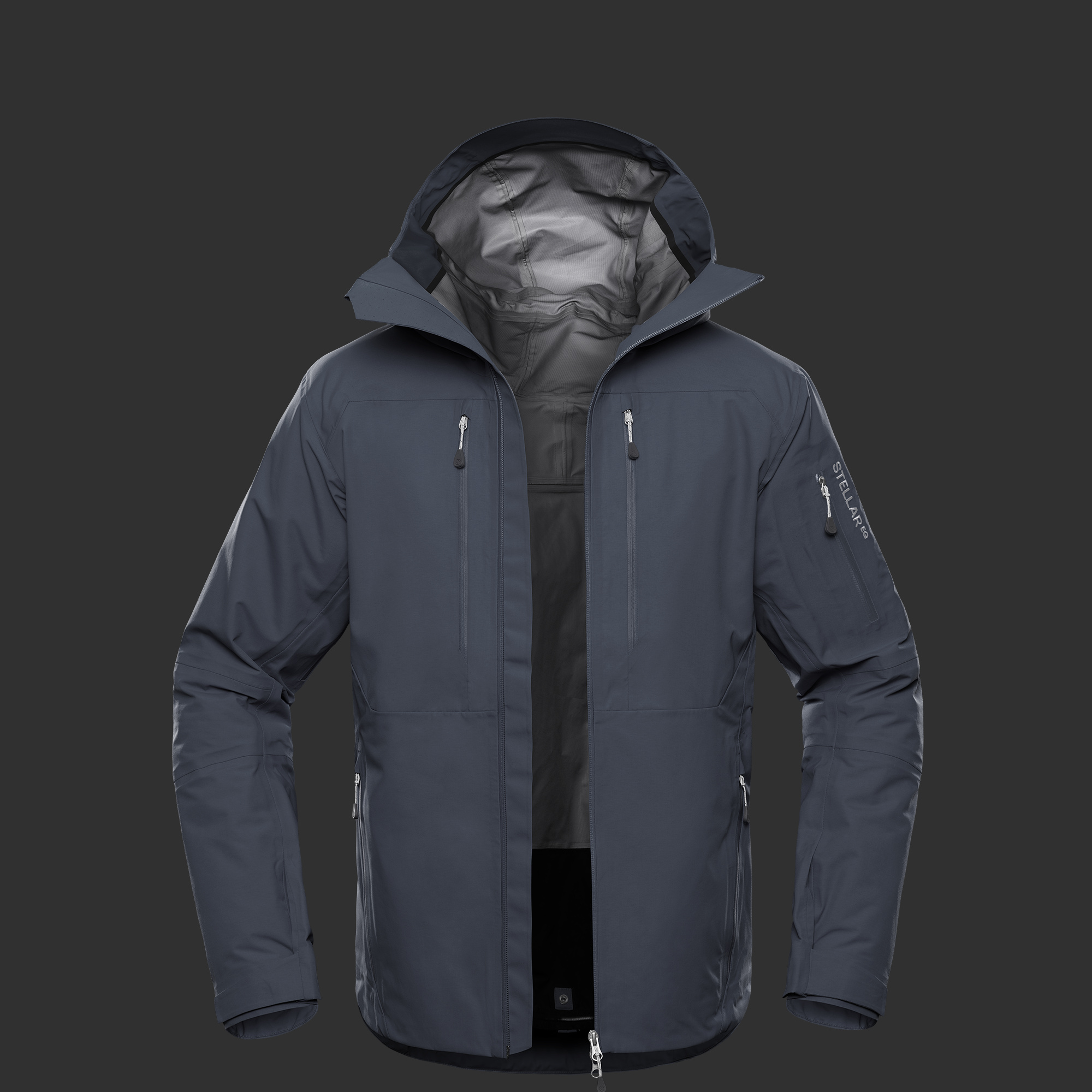M Stellar Shell Jacket 2.0 Dk Grey | Stellar Equipment