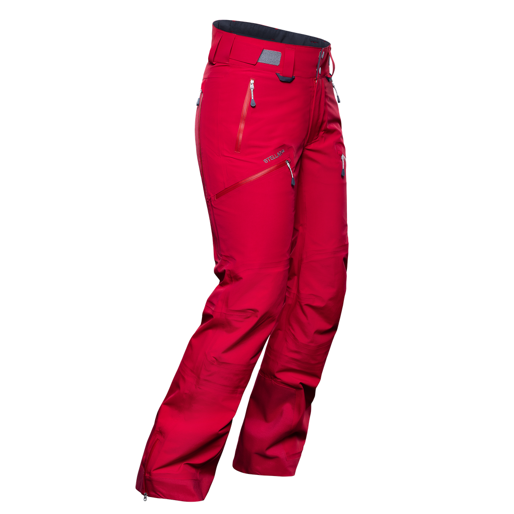 Women's Stellar Shell Pants 2.0 Red | Stellar Equipment
