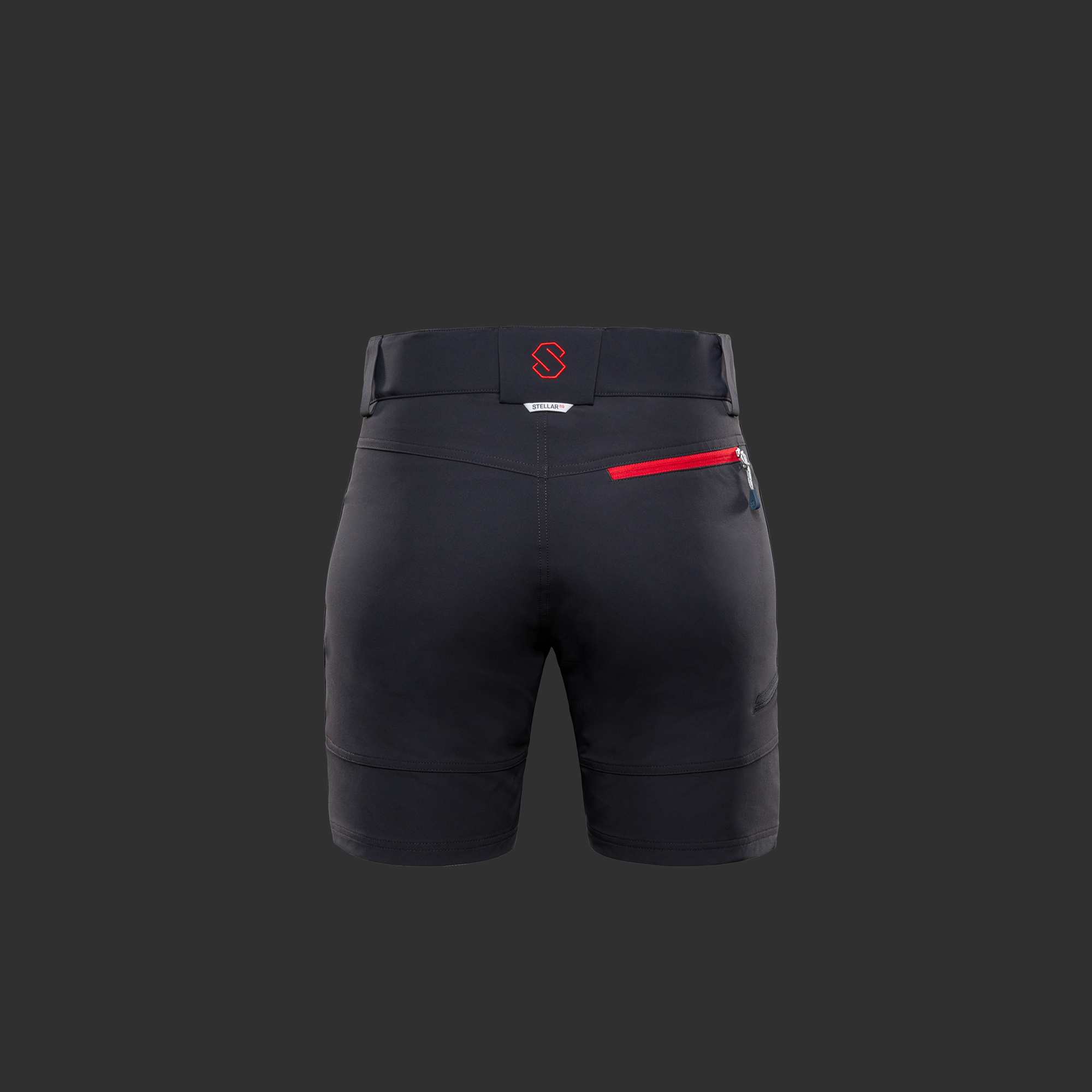 Women's Stellar Light Softshell Shorts Asphalt Grey | Stellar Equipment