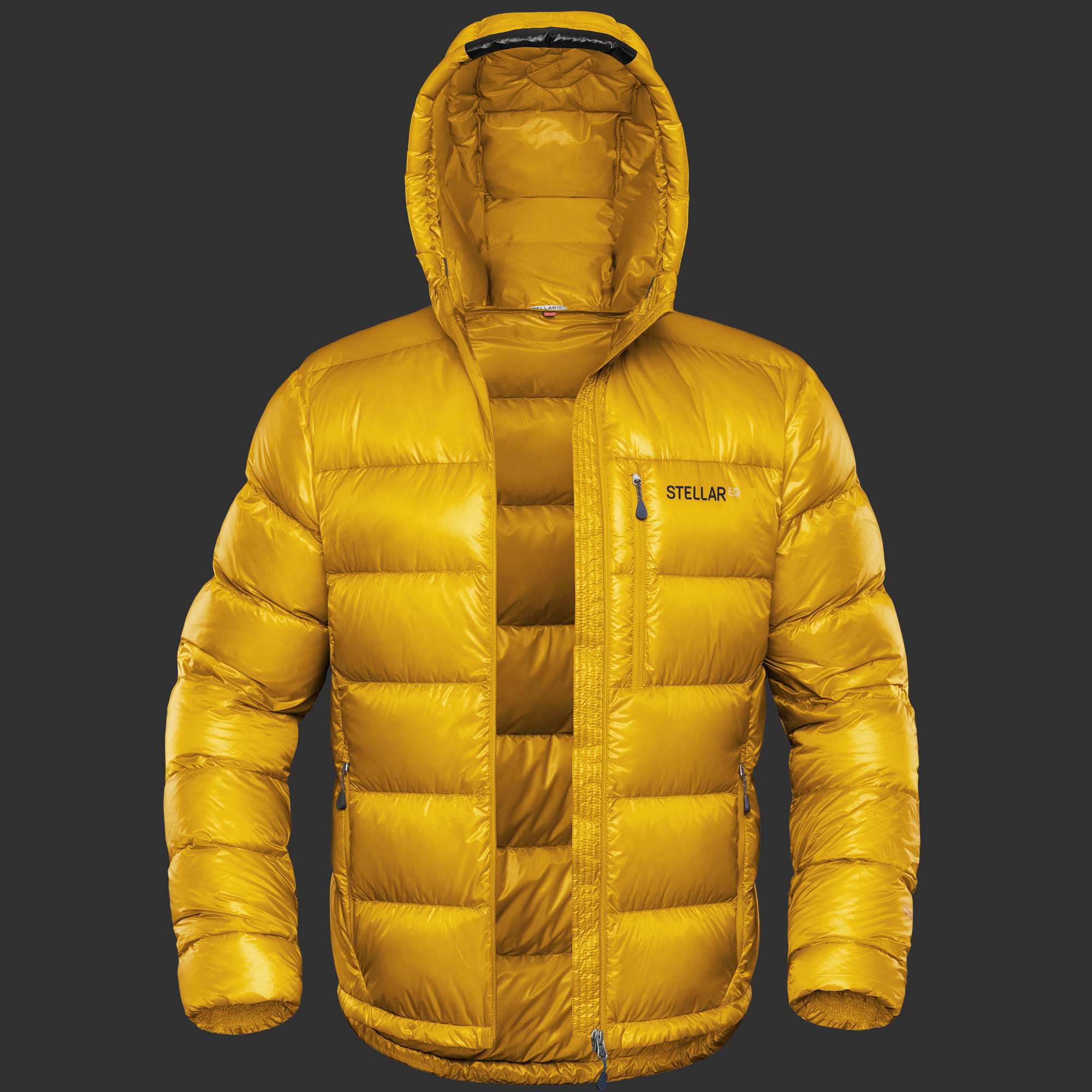 Men's Ultralight Down Hood 2.0 Yellow | Stellar Equipment Men's Ultralight Down Hood 2.0 Yellow | Stellar Equipment