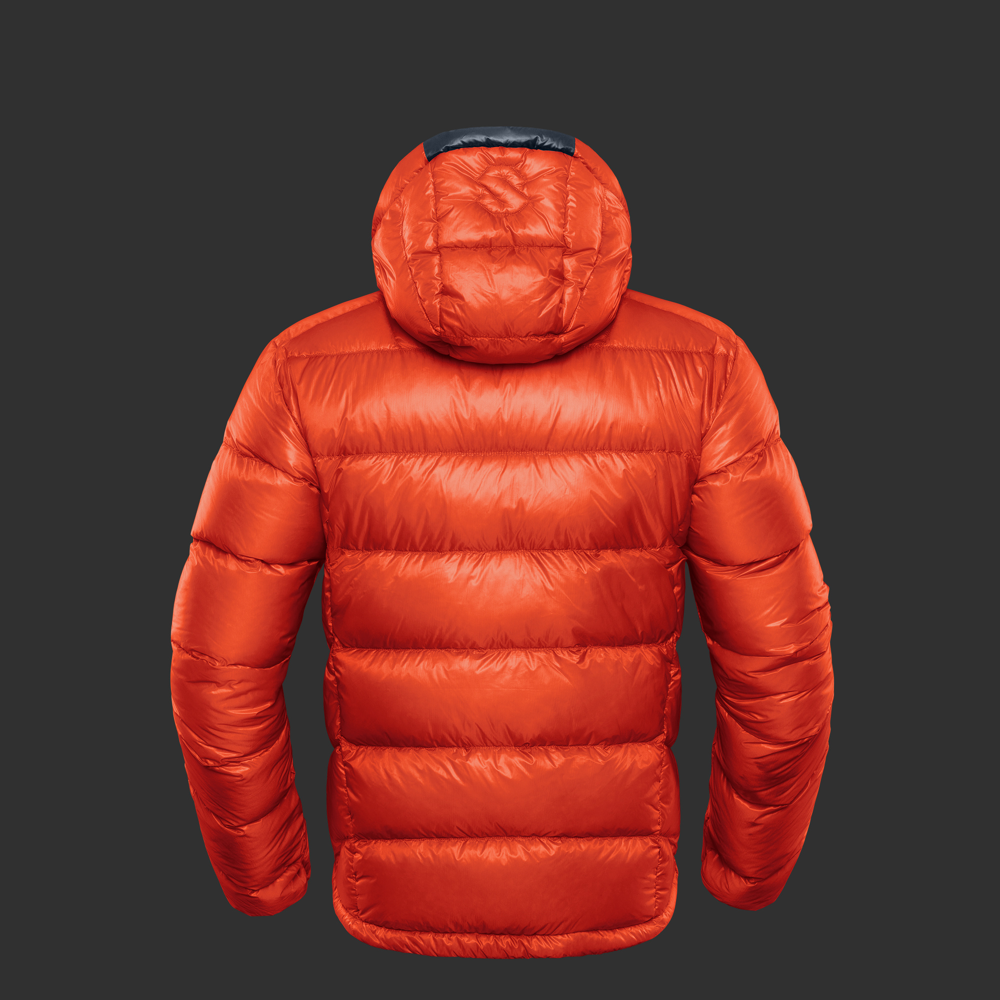 Men's Ultralight Down Hood 2.0 Orange | Stellar Equipment Men's Ultralight Down Hood 2.0 Orange | Stellar Equipment