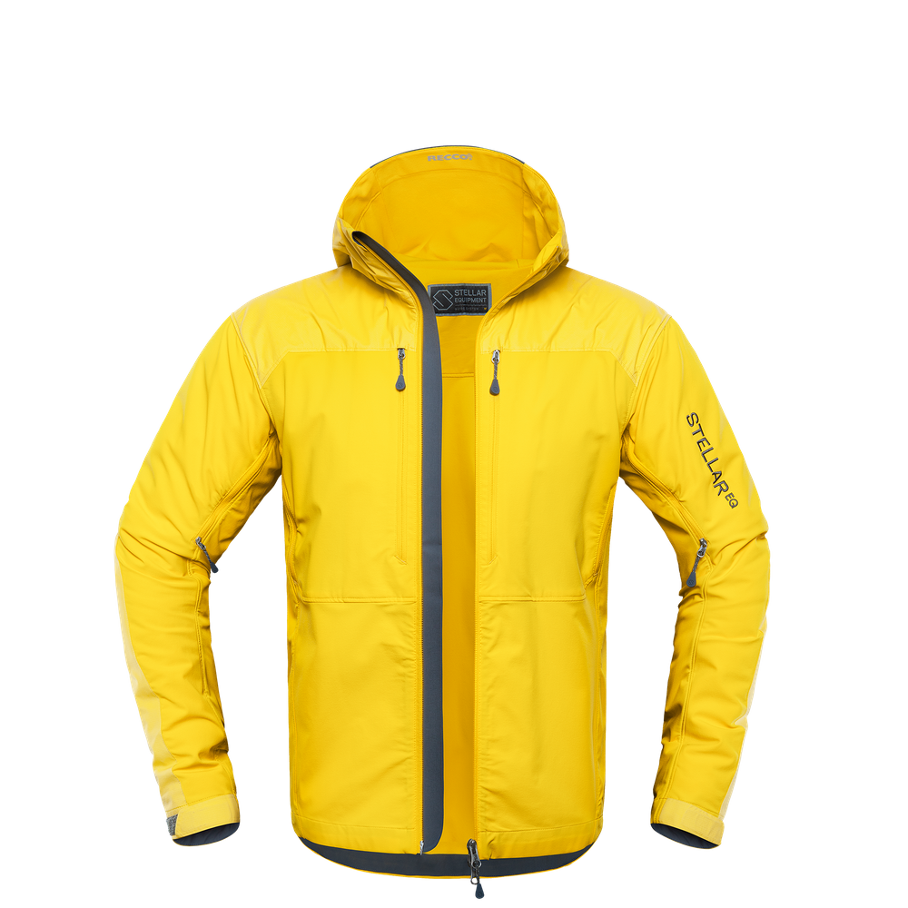 The Guide Shell Hybrid Jacket Yellow | Stellar Equipment
