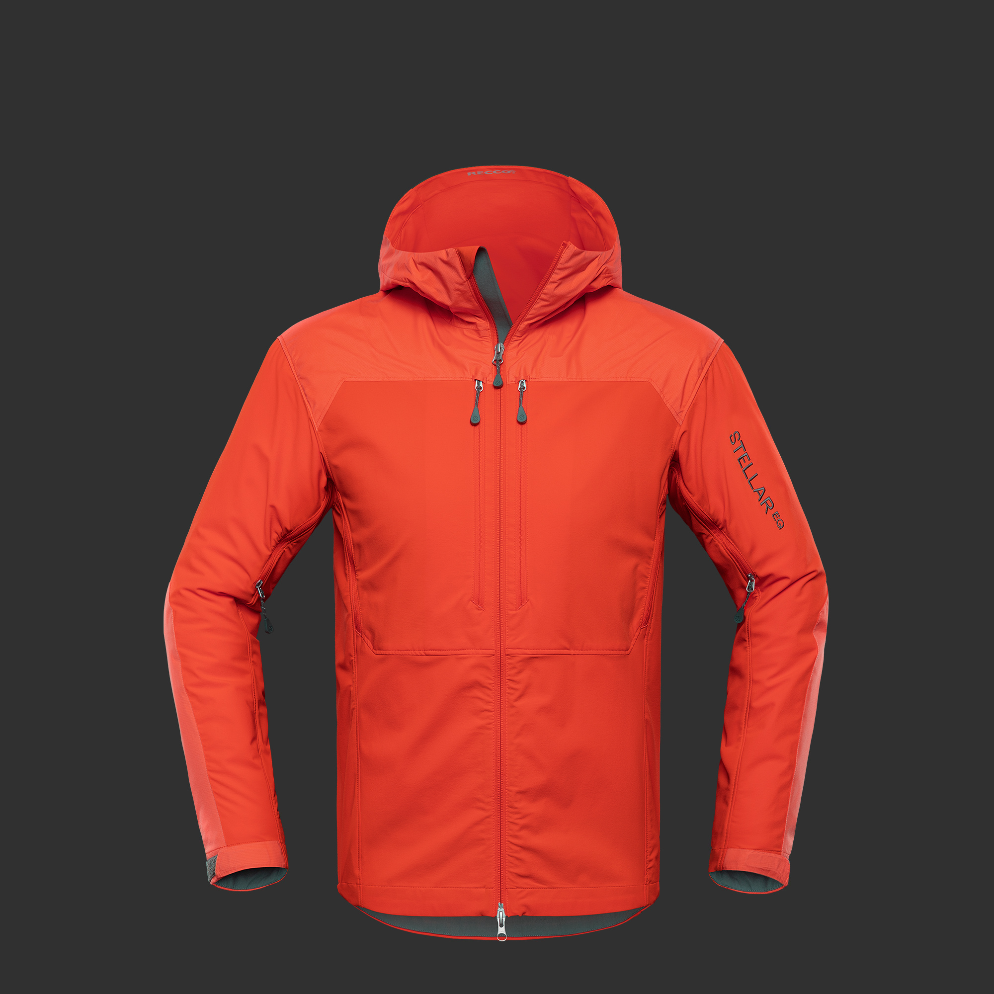 The Guide Shell Hybrid Jacket Orange | Stellar Equipment