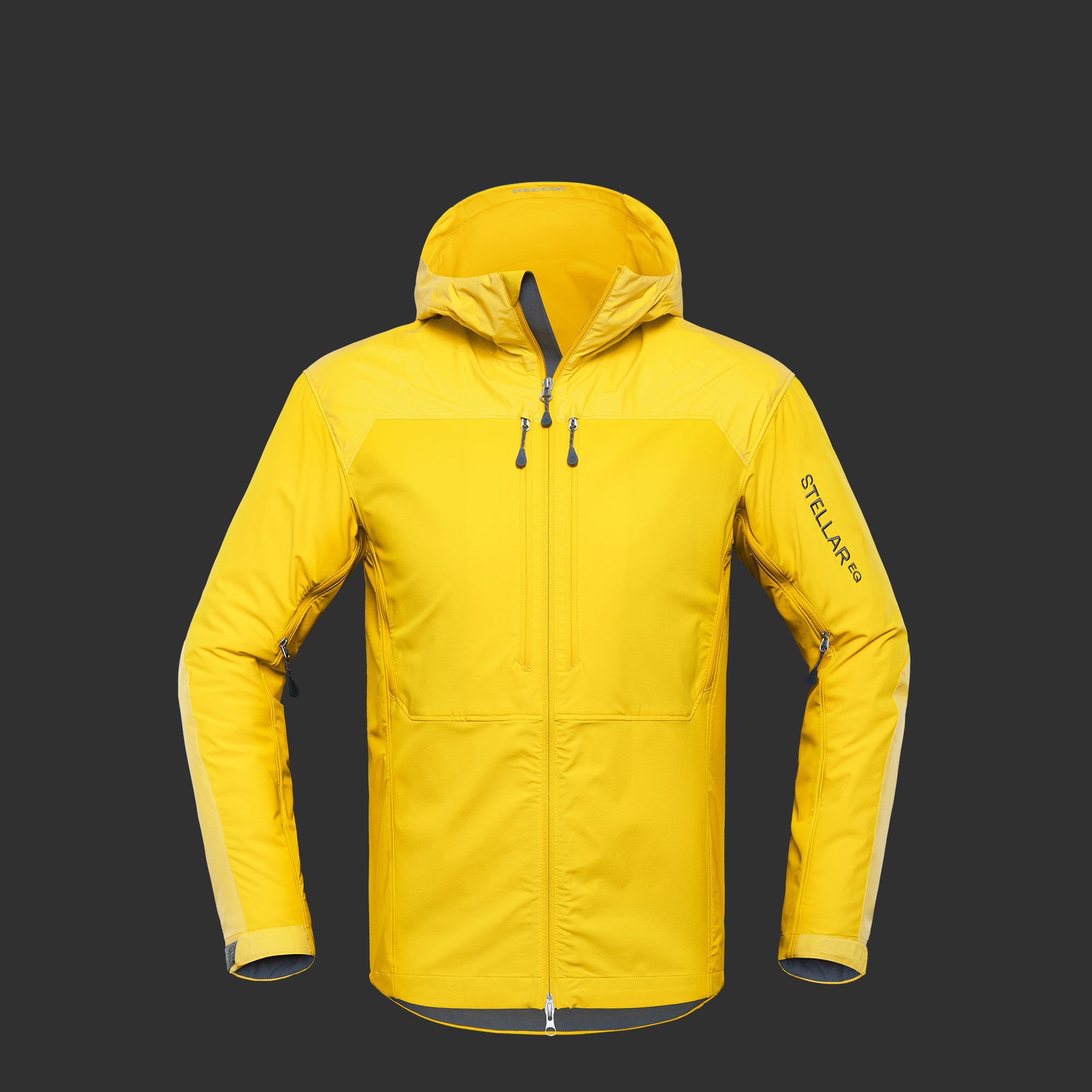 The Guide Shell Hybrid Jacket Yellow | Stellar Equipment