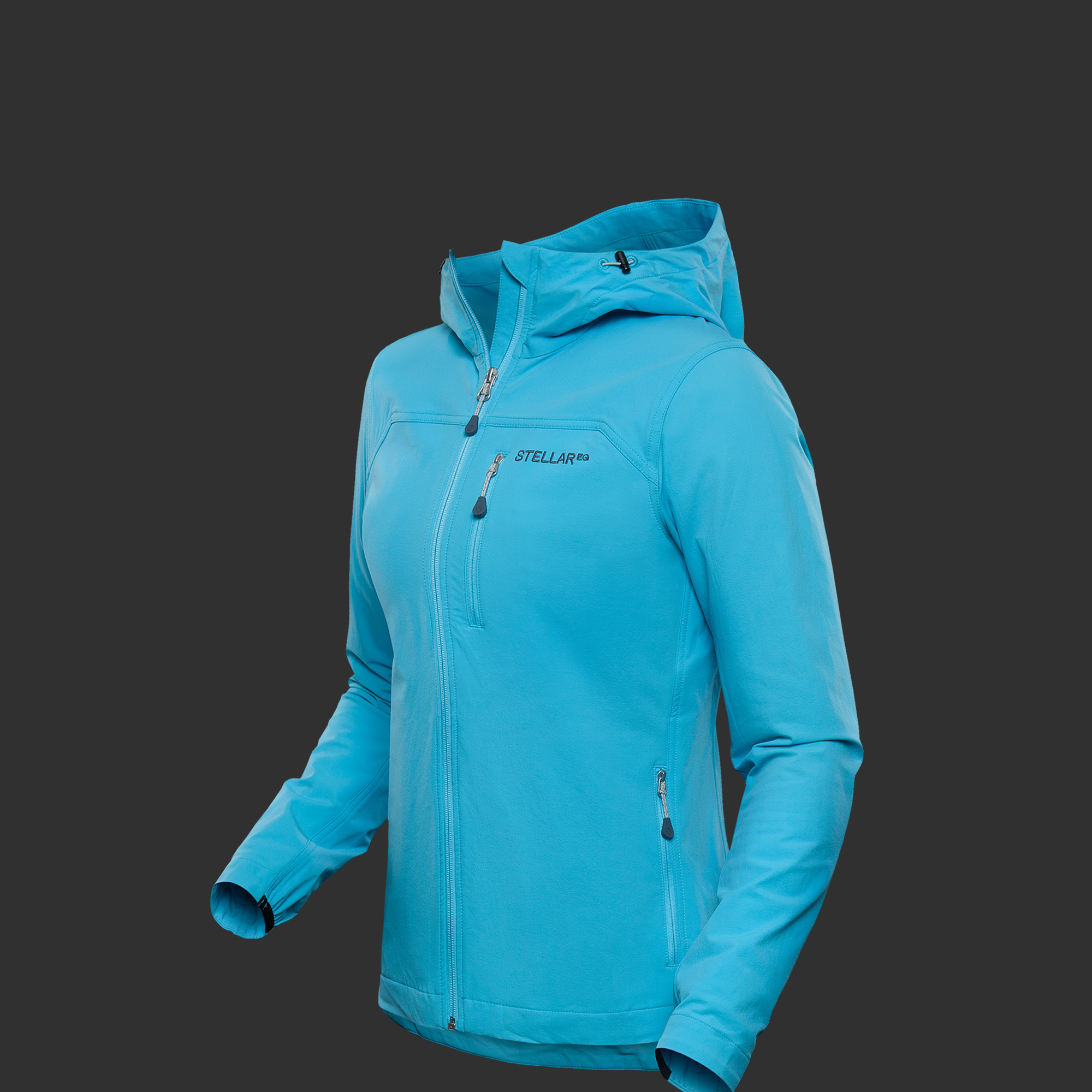 Women’s Stellar Light Softshell Jacket | Aqua | Stellar Equipment