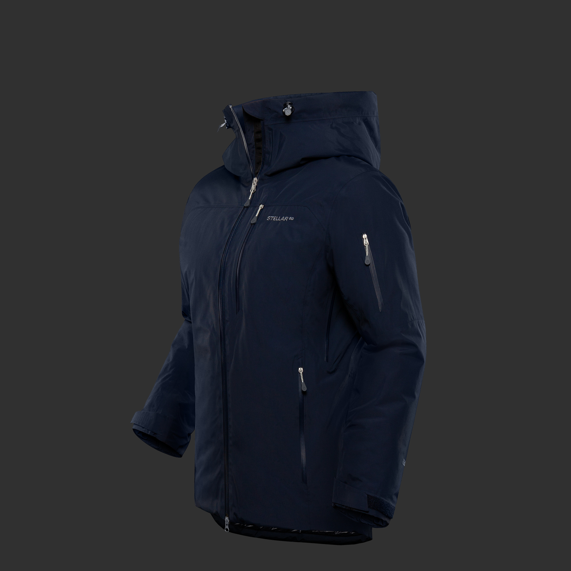 Women's Stellar Shell Down Jacket BluBlack | Stellar Equipment